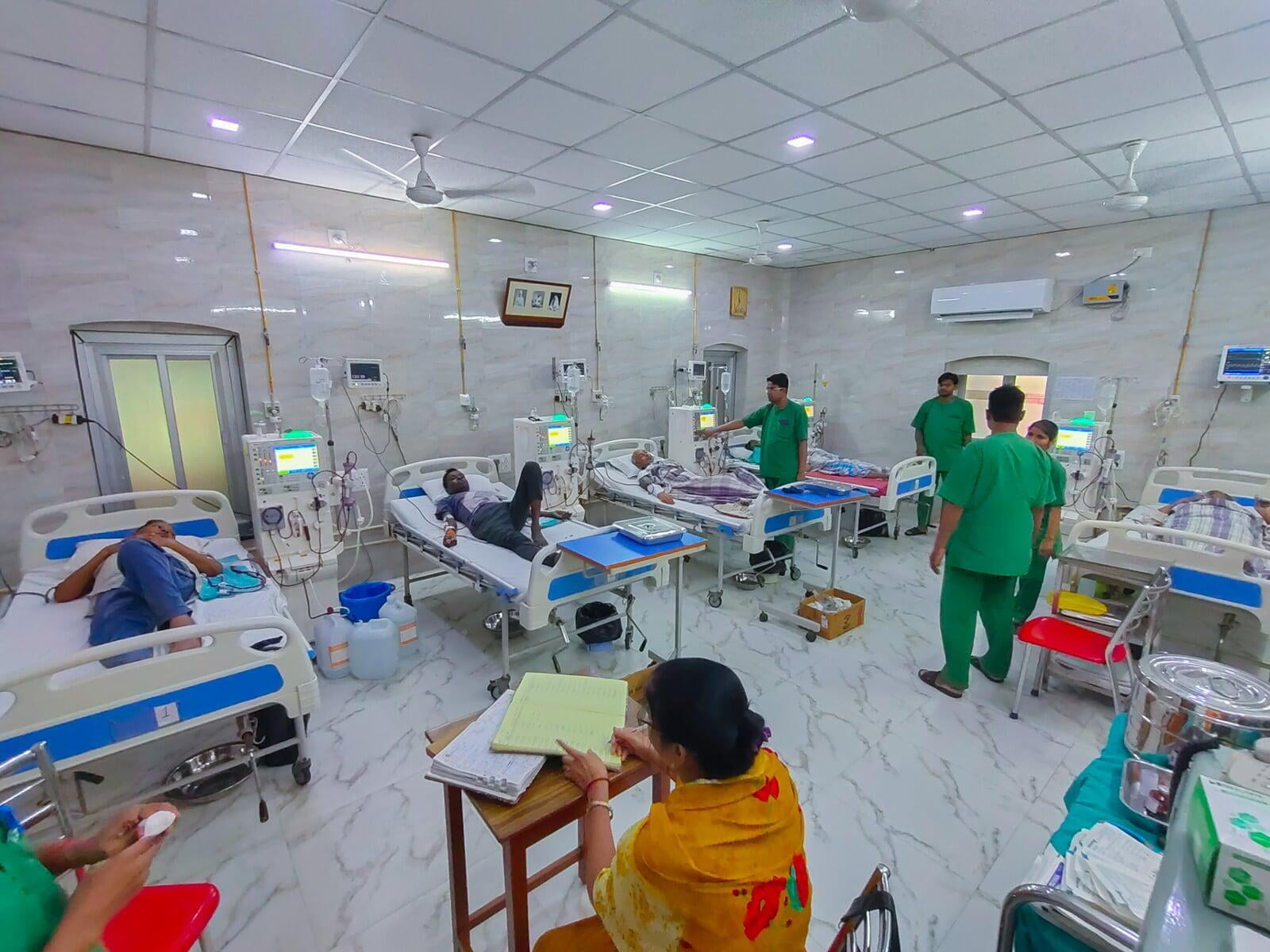 The hospital at Ramakrishna Mission Varanasi